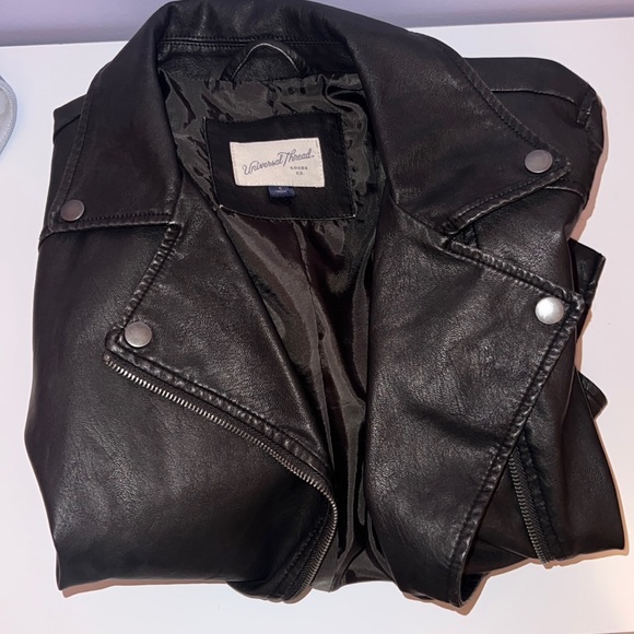 Universal Thread | Jackets & Coats | Black Leather Jacket | Poshmark